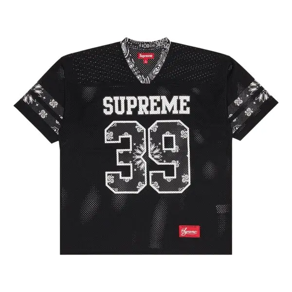 Supreme Bandana Football Jersey - Black