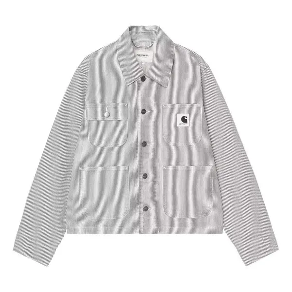 Carhartt Work In Progress Mercer Stripe Chore Jacket - Graphite