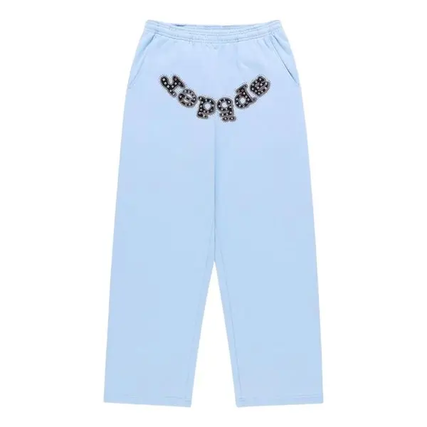 SP5DER Mixed Stone Og Logo Sweatpant - Rock Blue