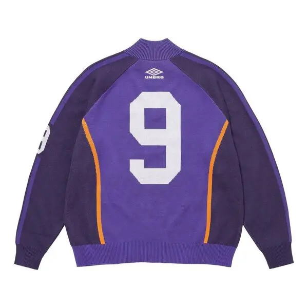 Supreme X Umbro Zip Up Sweater - Purple