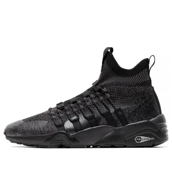 PUMA Nemen X Blaze Of Glory Knit Mid Sneakers - Black/phantom Black