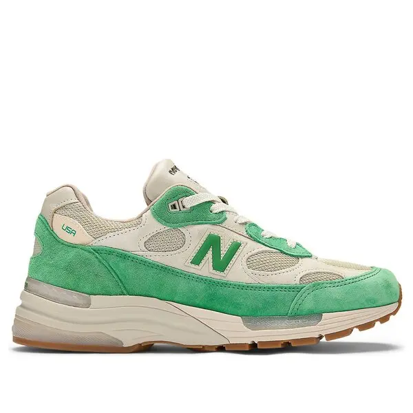 NEW BALANCE 992 Made In Usa Sneakers - Mint/gum