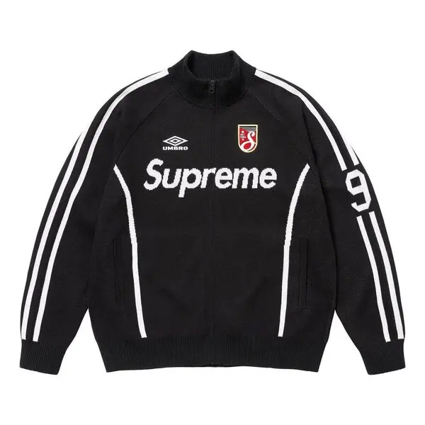 Supreme X Umbro Zip Up Sweater - Black