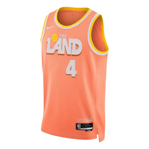 Nike Nba Cleveland Cavaliers City Edition Swingman Jersey - Orange Frost