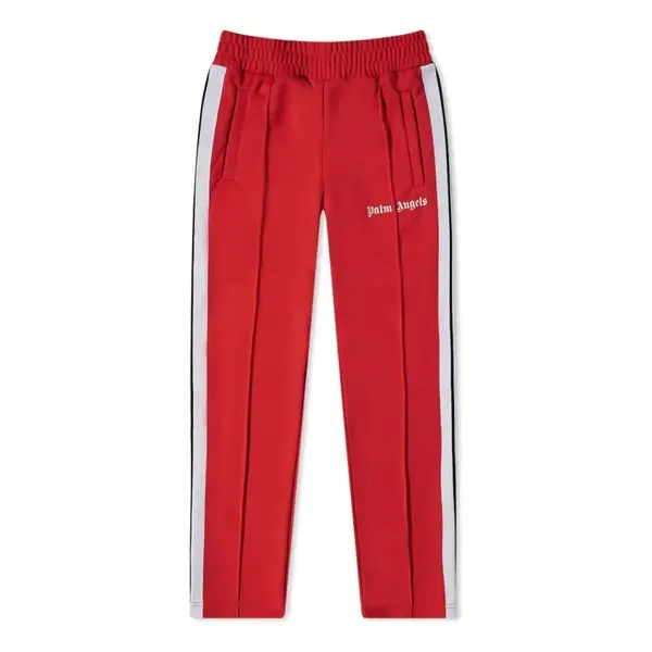 Palm Angels Classic Track Pants 'red White - Red/white