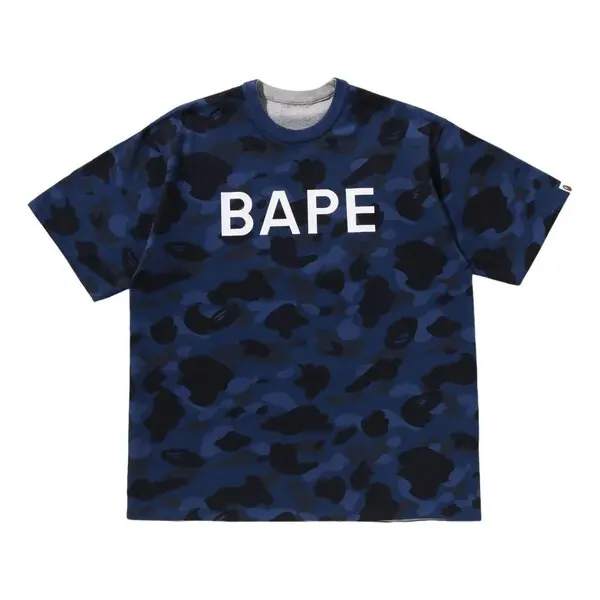A BATHING APE Color Camo Reversible T-shirt