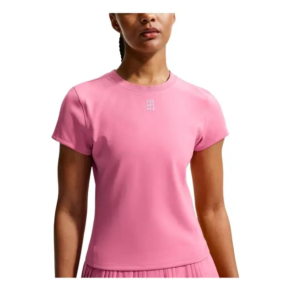 Nike Court Advantage Dri-fit T-shirt - Peony/white