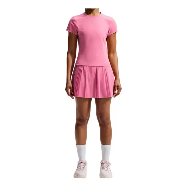 Nike Court Advantage Dri-fit T-shirt - Peony/white