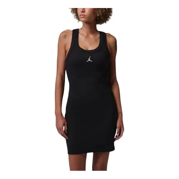 JORDAN Brooklyn Vest Dress - Black/white