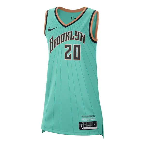 Nike Dri-fit Wnba Sabrina Ionescu New York Liberty Rebel Edition Jersey - Mint