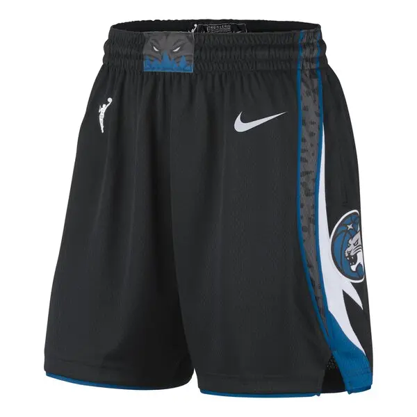 Nike Minnesota Lynx Dri-fit Wnba Victory Shorts - Black/white
