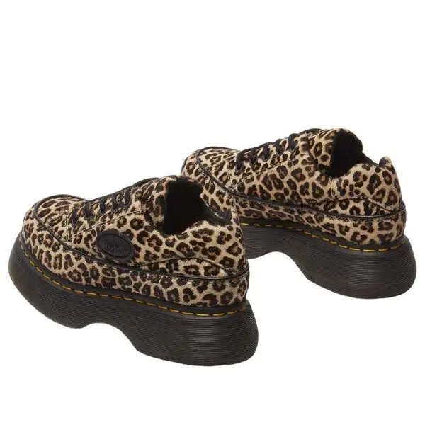 Dr. Martens Print Platform Shoes - Leopard