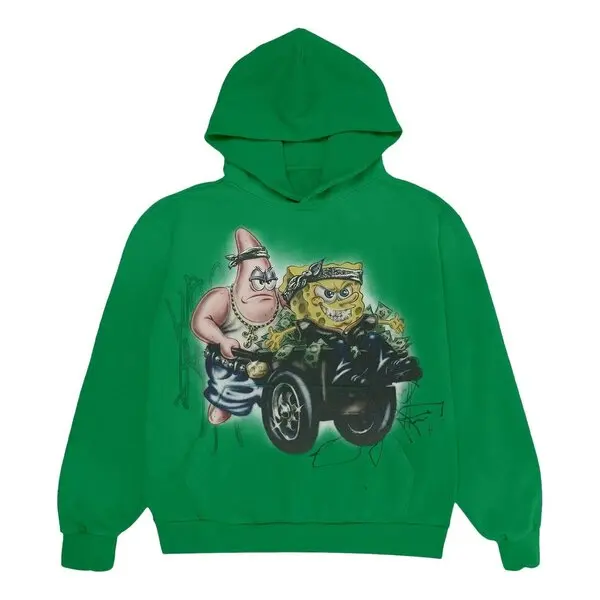 TRAVIS SCOTT Cactus Jack X Spongebob "fancy Life" Hoodie