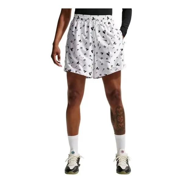Nike A'ja Wilson Dri-fit Athletic Shorts - White/black