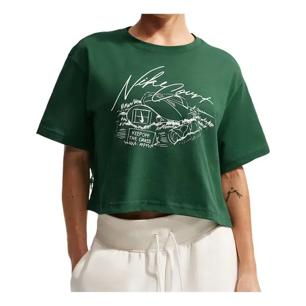 Nike Cropped T-shirt - Gorge Green