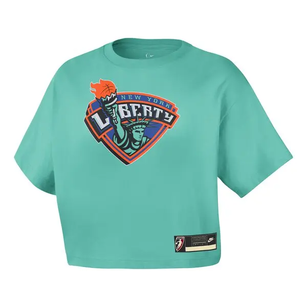 Nike New York Liberty Court Origins Wnba T-shirt - Mint