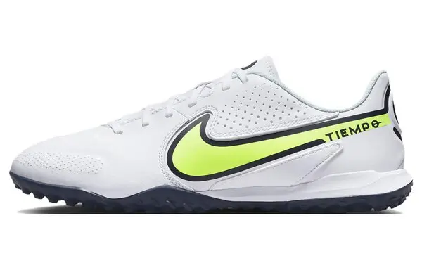 Nike Tiempo Legend 9 Academy Tf Athletic Sneakers - White/volt/blackened Blue