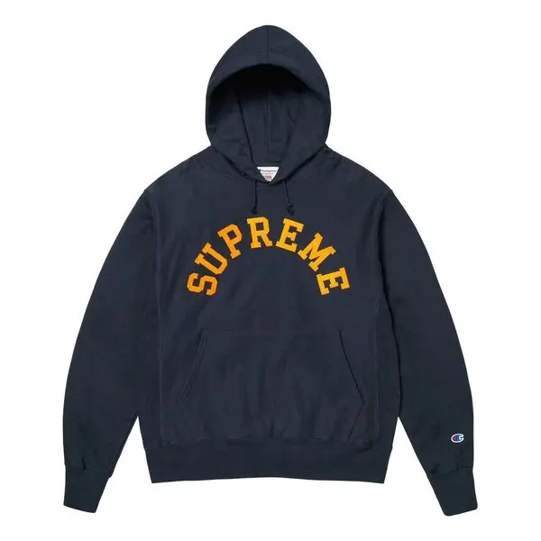 Supreme Champion Hooded Sweatshirt - Navy