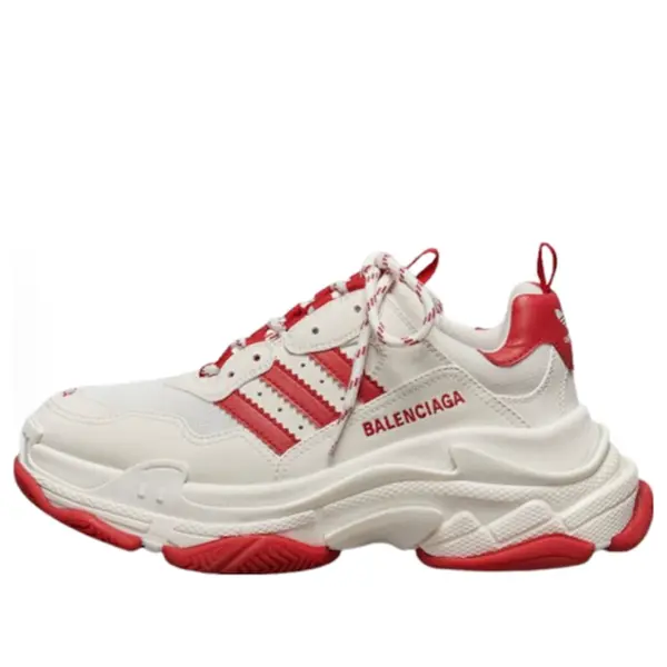 Balenciaga X Adidas Triple S 'white Red - White/red