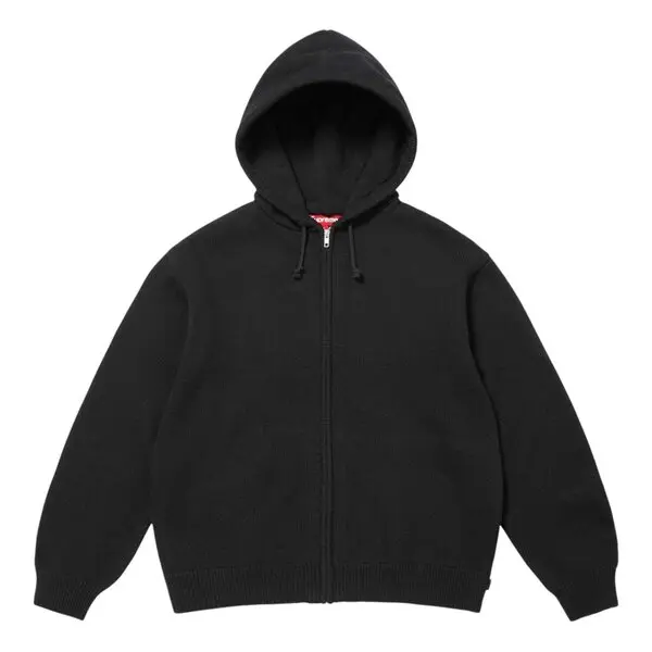Supreme Last Supper Embroidered Zip Up Hooded Sweater