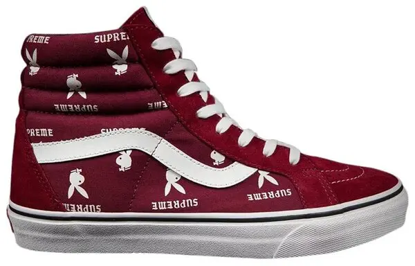 VANS X Supreme X Playboy Sk8-hi Shoes
