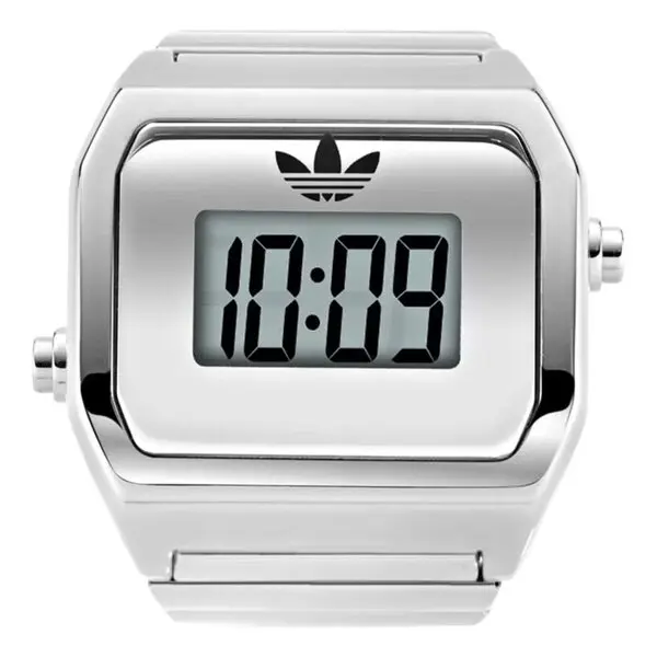 Adidas Originals Digital Two Ring Watch - Silver