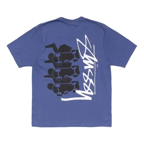 StÜssy Skate Stack T-shirt Pigment Dyed - Indigo