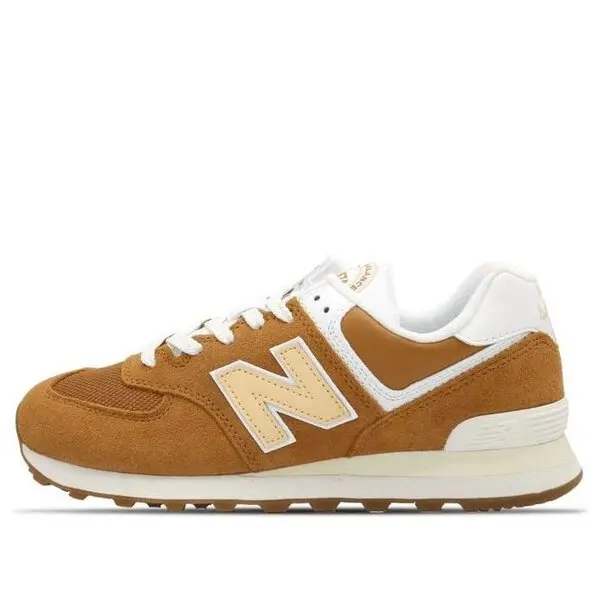 NEW BALANCE 574 Low Top Lace Up Sneakers - Brown