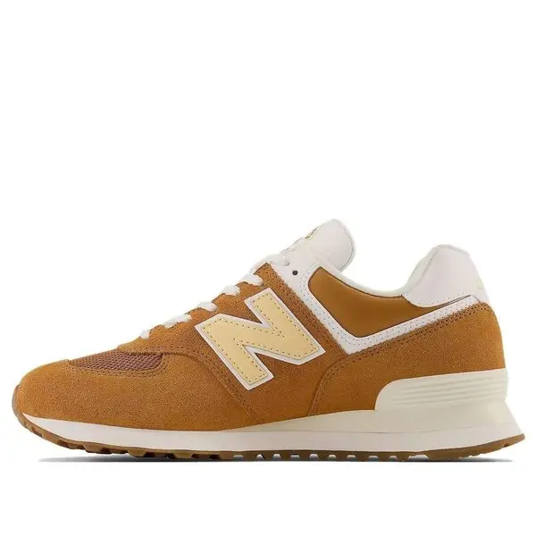 NEW BALANCE 574 Low Top Lace Up Sneakers - Brown
