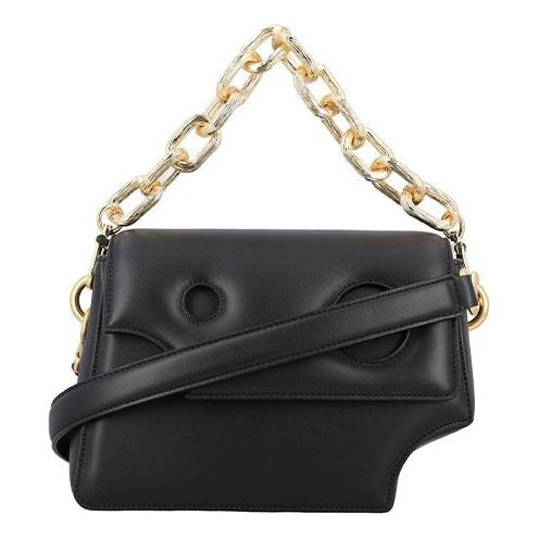 Off-White Logo Print Shoulder Bag - Black