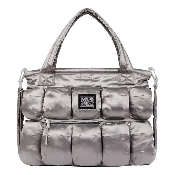 Supreme X Martithé + François Girbaud Pokachu Puffer Tote Bag Ss25 - Silver