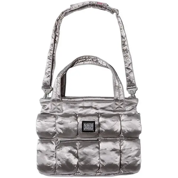 Supreme X Marithé + François Girbaud Puffer Tote Bag - Silver