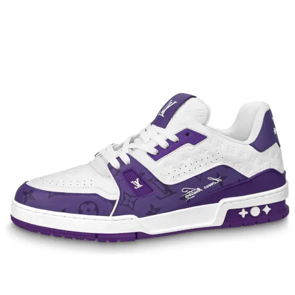 LOUIS VUITTON Trainers - White/purple