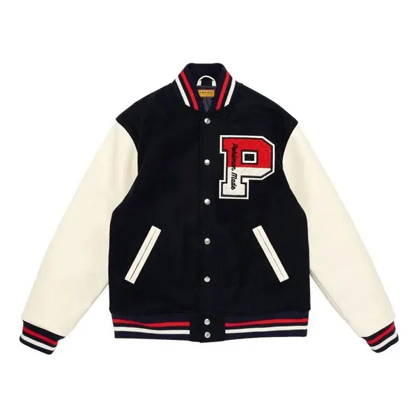 HUMAN MADE X Pokemon Pikachu Varsity Jacket - Navy