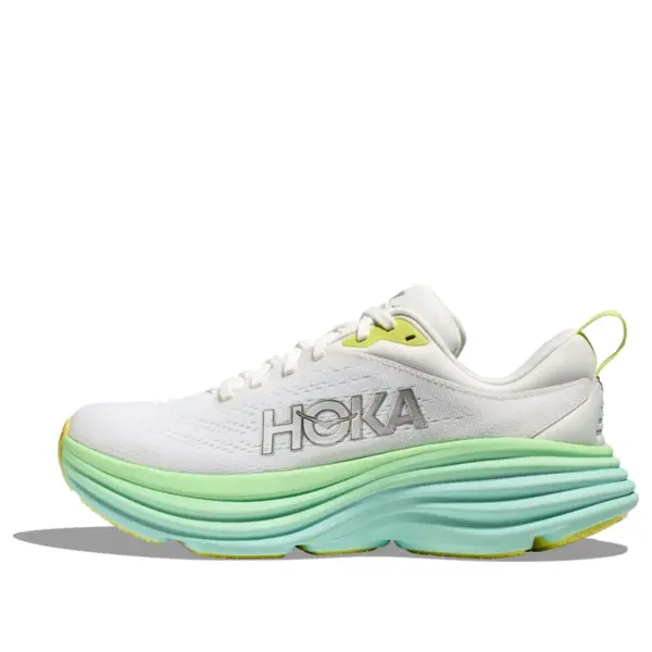 Hoka One One Bondi 8 Sneakers - Blanc De Blanc/sunlit Ocean
