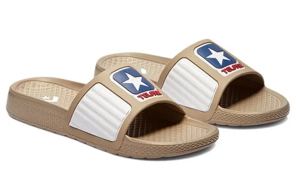 CONVERSE X Telfar Chuck Taylor All Star Slide - Beige/white/blue