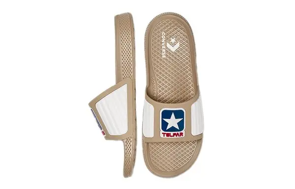 CONVERSE X Telfar Chuck Taylor All Star Slide - Beige/white/blue
