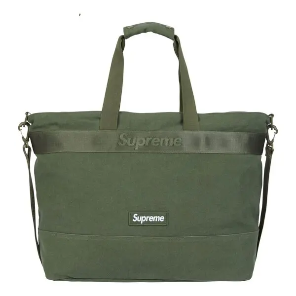 Supreme Tote Bag Ss25 - Olive