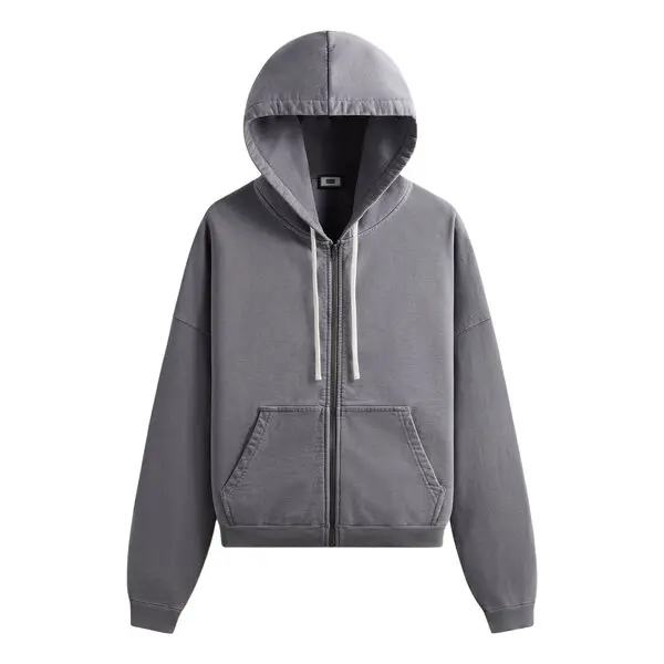 Kith Soft Brushed Terry Full Zip Hoodie - Influence