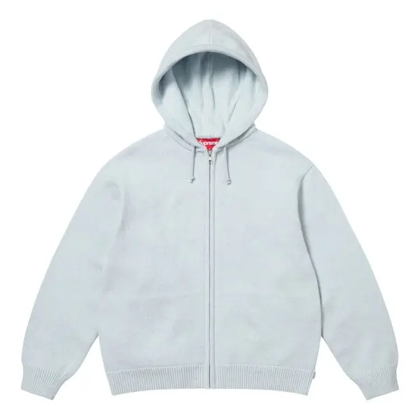 Supreme Last Supper Embroidered Zip Up Hooded Sweater