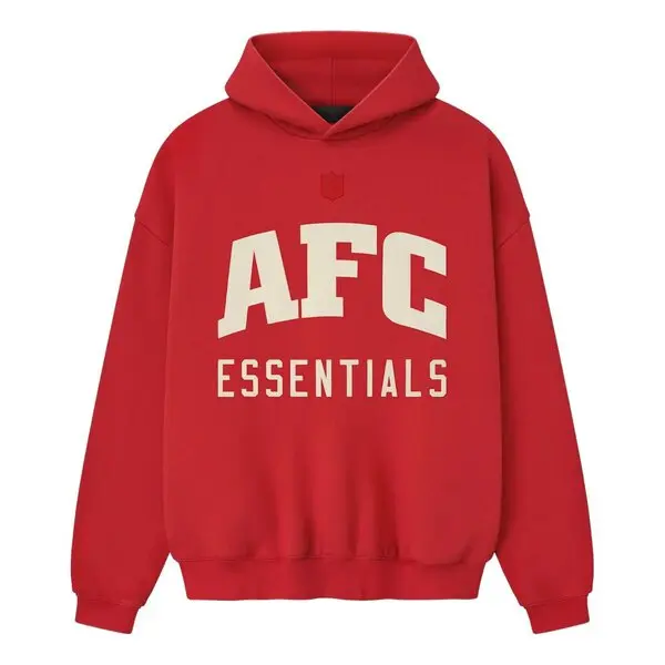 Fear Of God X Nfl Fw25 American Sport Hoodie - Red