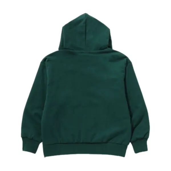 A BATHING APE College Puffy Relaxed Fit Pullover Hoodie