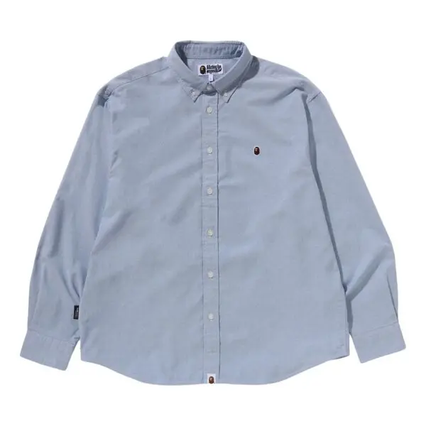 A BATHING APE One Point Oxford Ls Shirt