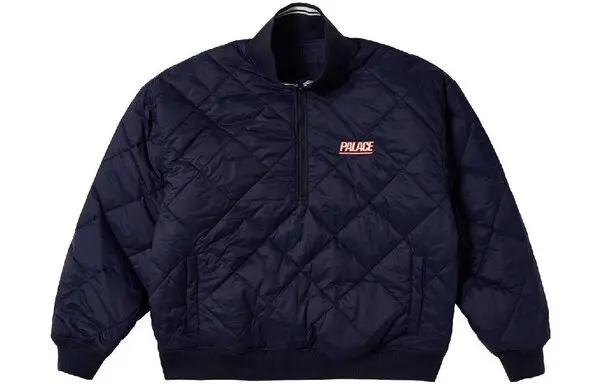 PALACE Reversible Quilted Sports Bomber Jacket - Navy
