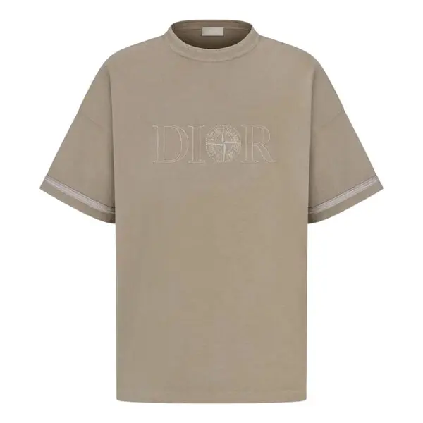 Dior X Stone Island T-shirt - Brown