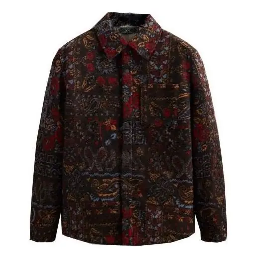 Kith Paisley Sheridan Shirt Jacket 'kindling