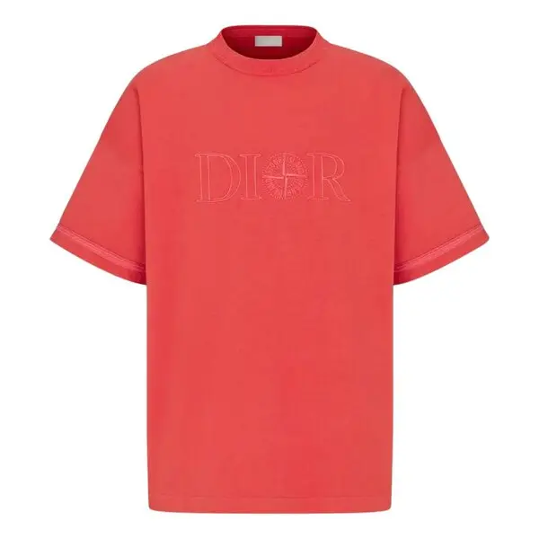 Dior X Stone Island T-shirt - Red