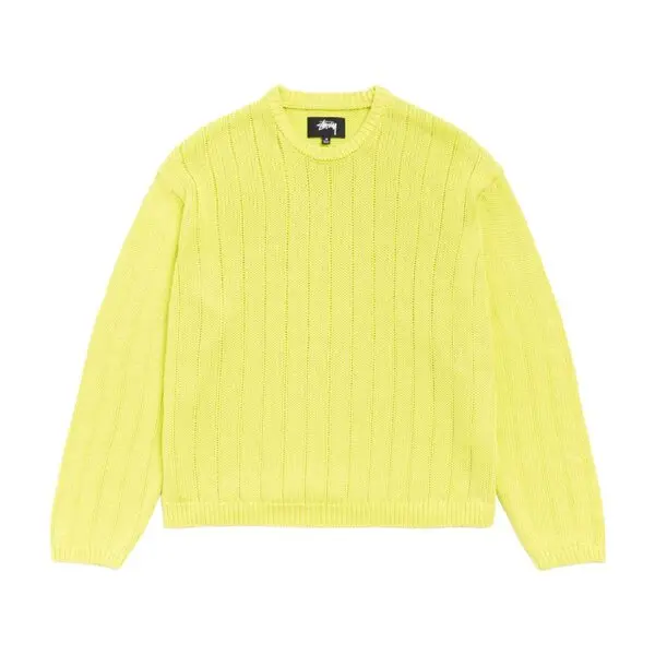 StÜssy Buana Logo Sweater - Lime
