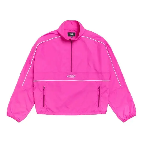 StÜssy Lightweight Pullover Jacket - Pink