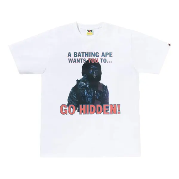 A BATHING APE X Hidden Ny Go Hidden T-shirt - White